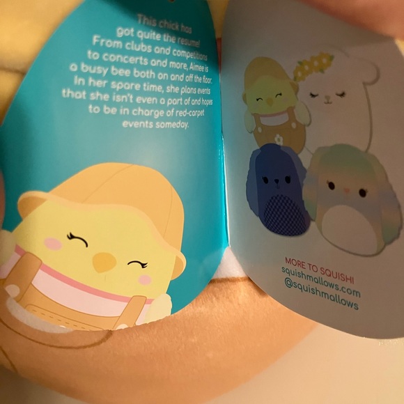 Squishmallows | Other | Squishmallow Aimee The Easter Chick | Poshmark
